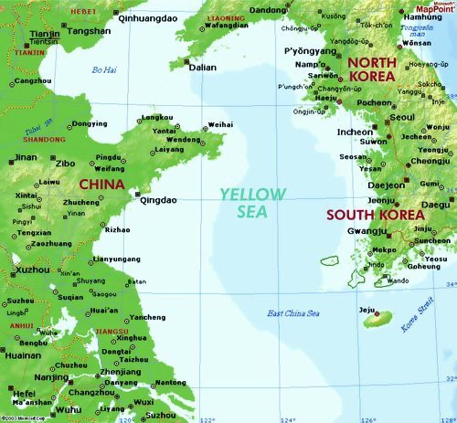 Where Is The Yellow Sea