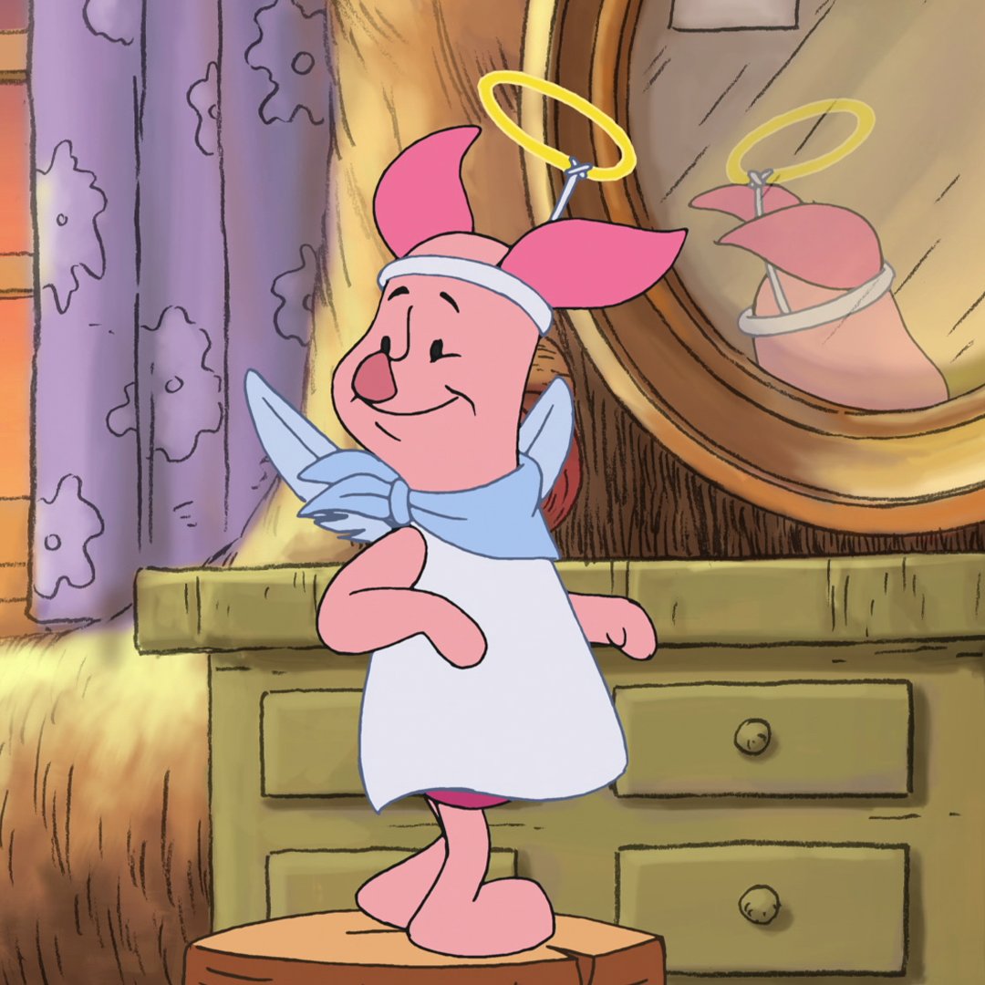 Piglet From Winnie The Pooh Scared Scary Disney: The Many Adventures