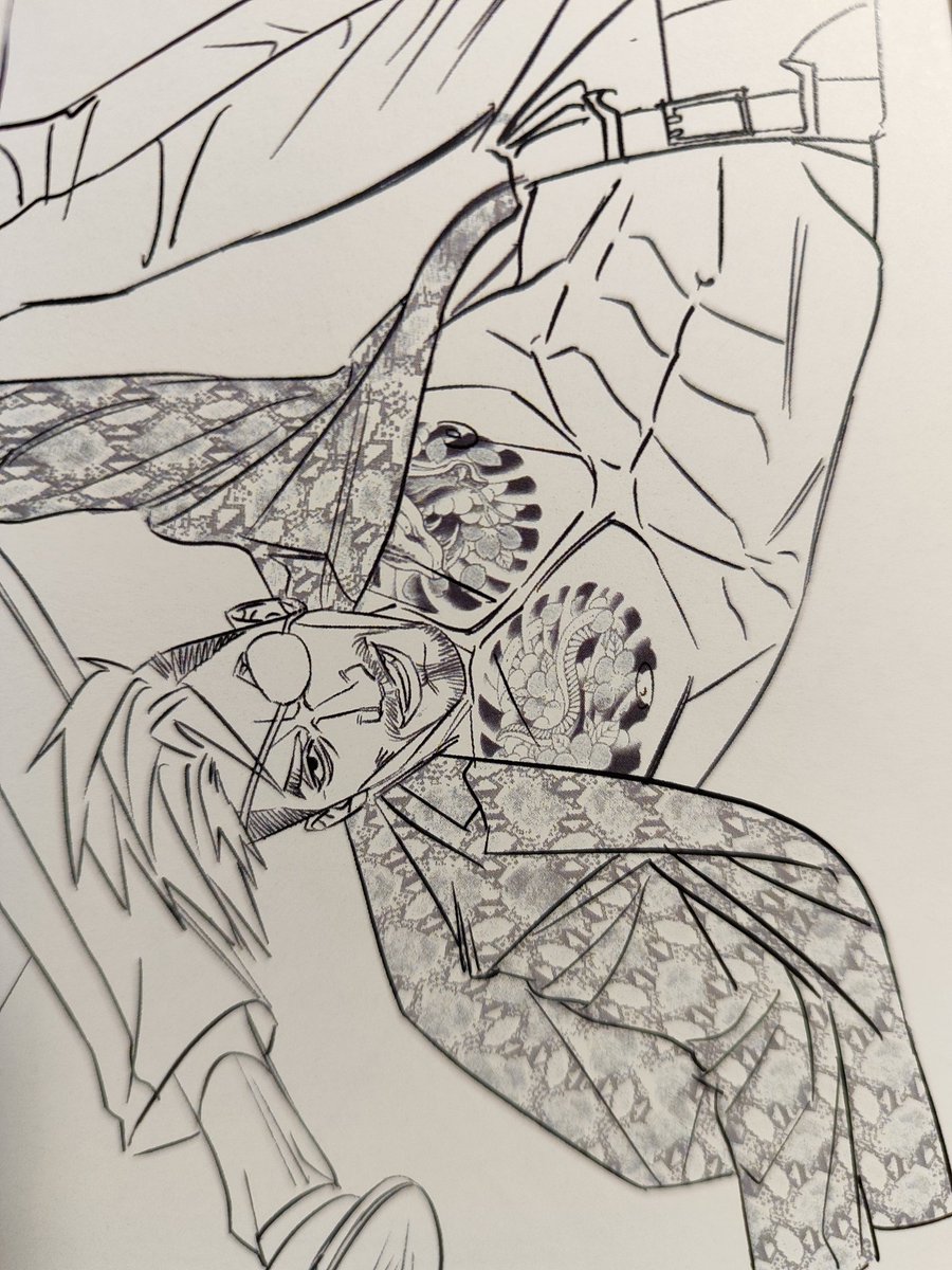 「i want to draw something with kazumaji but i lose everytime.」P3R1🐛の漫画