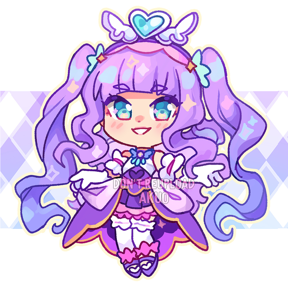 「Cure Majesty Chibi」|🪸Magical Akuo🪸 ST0RE OPEN!のイラスト