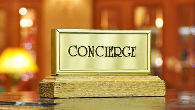 Concierge Desk Sign