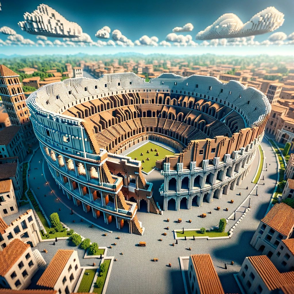 Minecraft Ancient Roman Colosseum