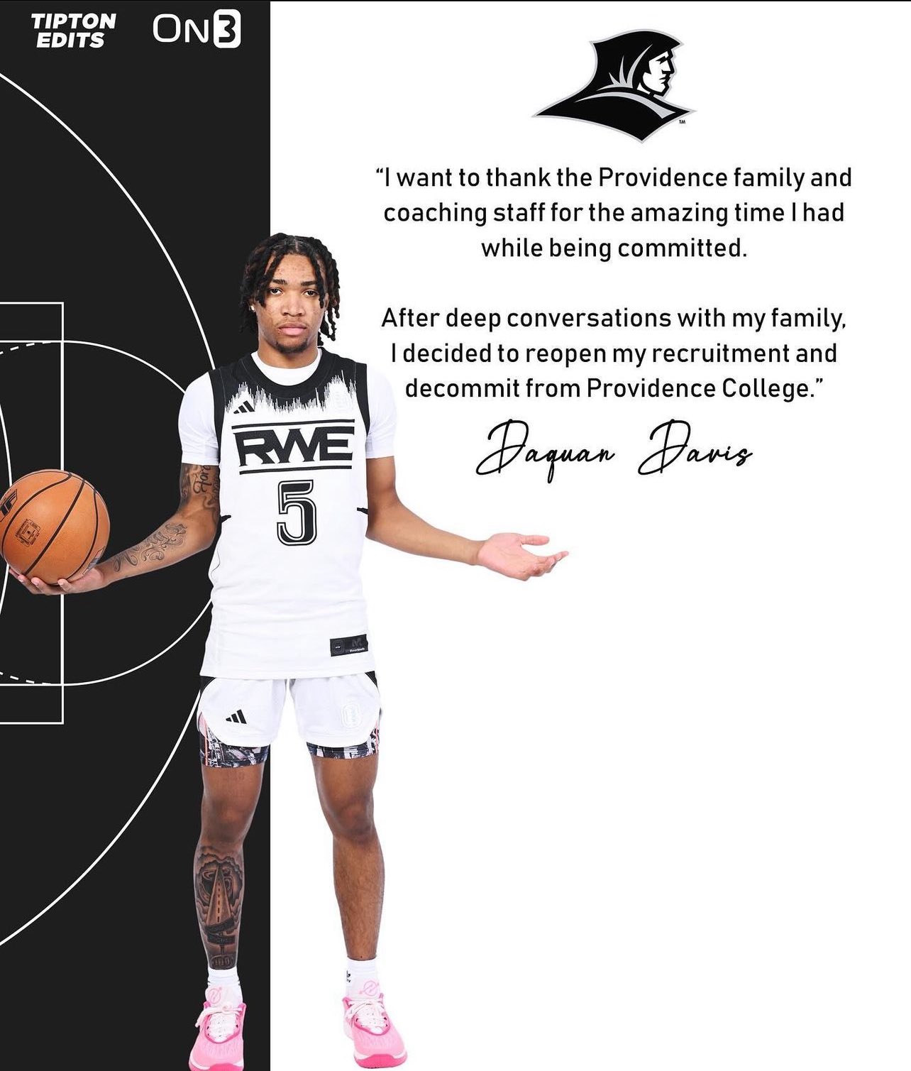 Daquan Quotes Its Been 4 Hours And No News On This Aspect Of A 3 Team