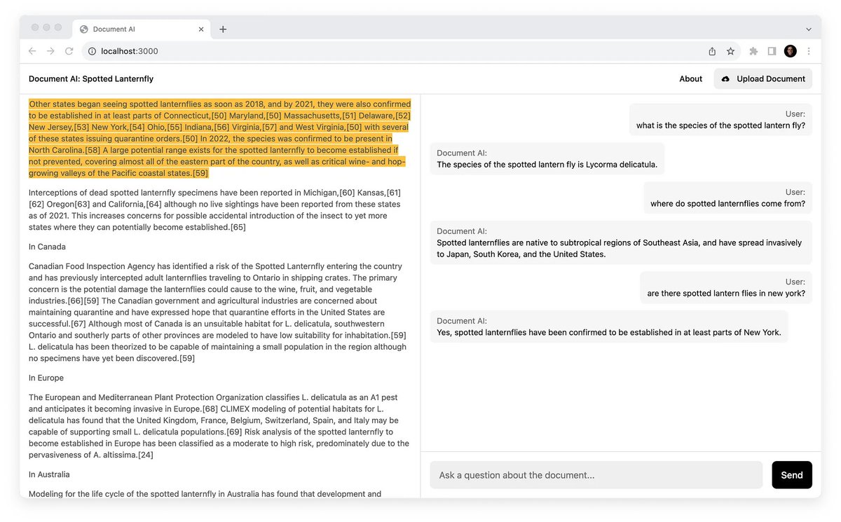 🌐Fullstack RAG Application in TypeScript A fantastic 🗺️guide by @dbabbs walks through how to do ...