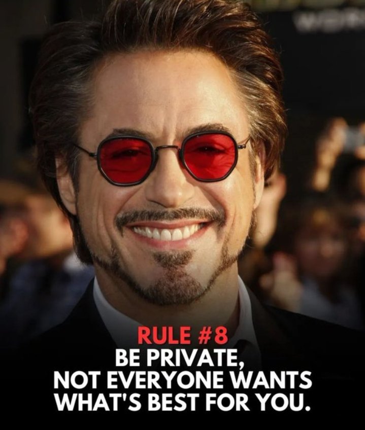 9 Rules You SHOULD Follow: Rule #9: - Thread from Awake The Warrior ...