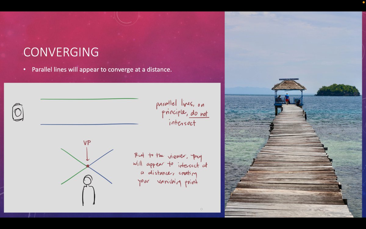 「snippets of my lesson on (linear) perspective; history and b」Lou 🌟🏳️‍🌈 working on comms (5/7)の漫画