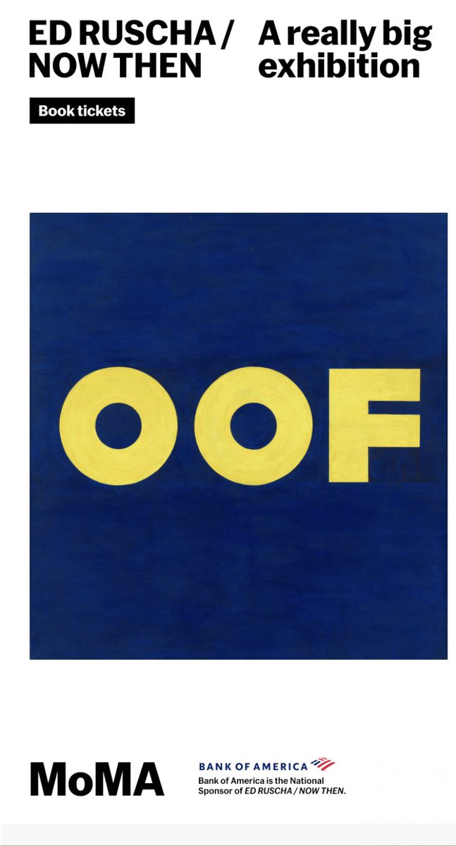 Edward Ruscha Oof Poster Store | emergencydentistry.com