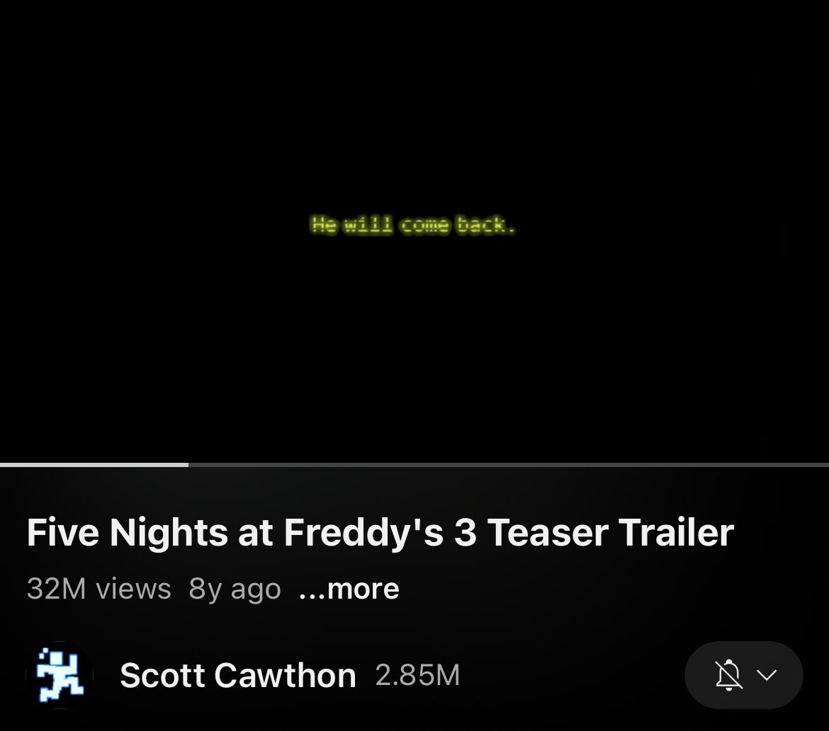 Fnaf 3 Teaser