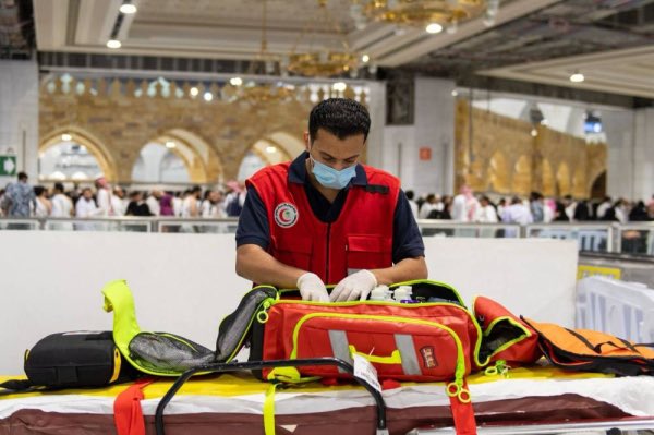 Saudi Red Crescent: “Responding to an emergency call, the local team in ...