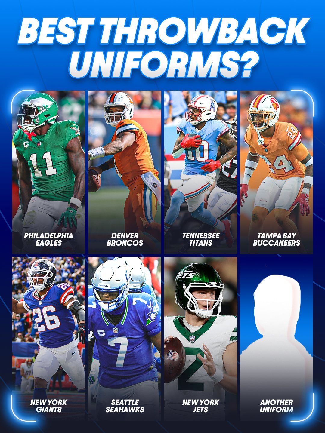 Throwback Nfl Uniforms