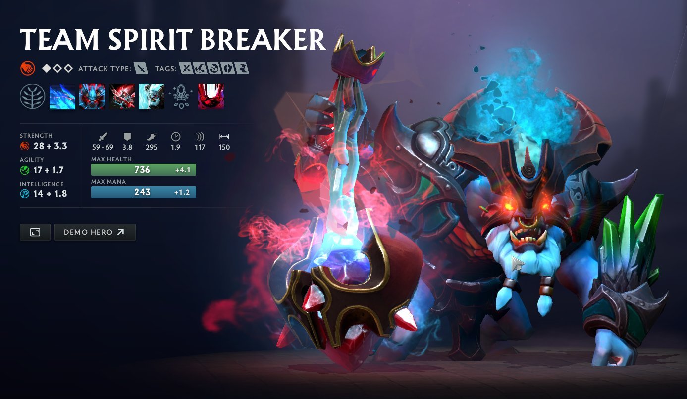 Dota 2 Spirit Breaker Set