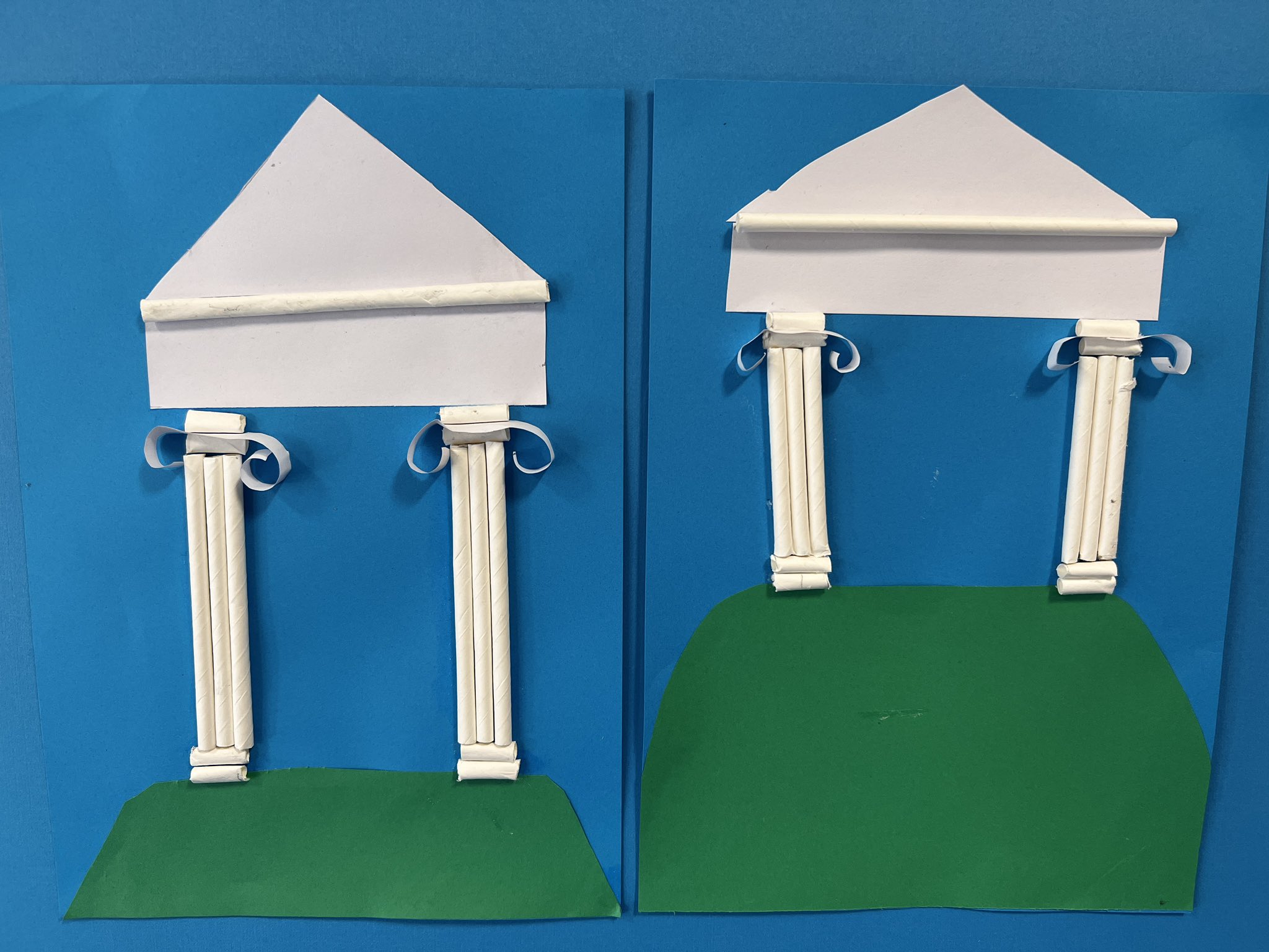 Cardboard Art Project Greek Column Column World History Encyclopedia