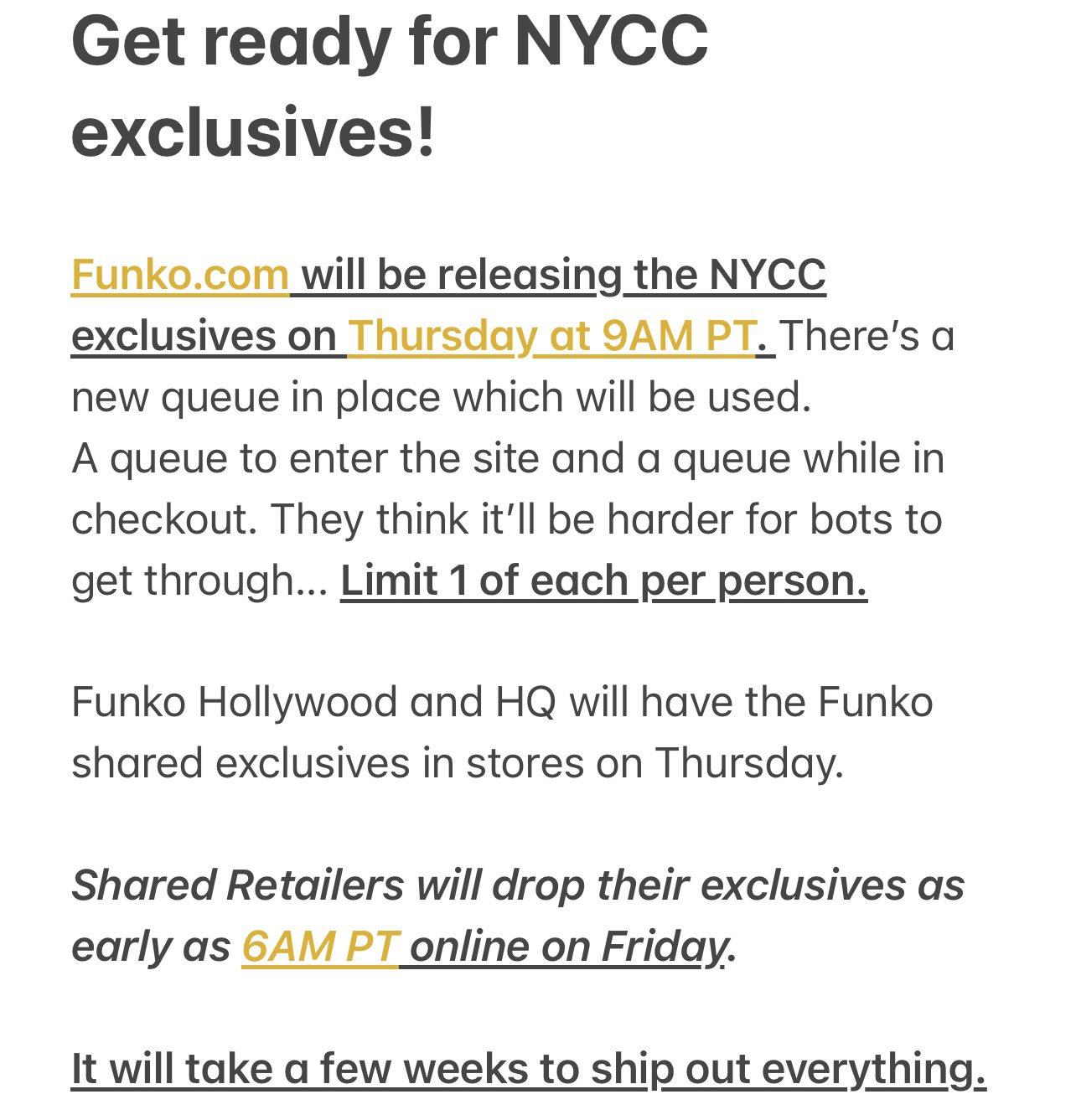 DisTrackers on Twitter: "Get ready for NYCC exclusives. The second pic is the sticker guide for ...