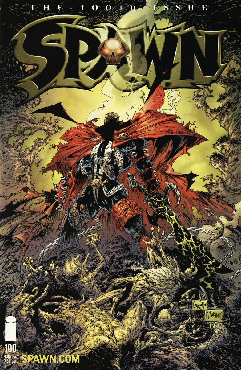 Cool Comic Art on Twitter: "RT @CoolComicArt: Spawn #100 (2000) covers by Mike Mignola ...