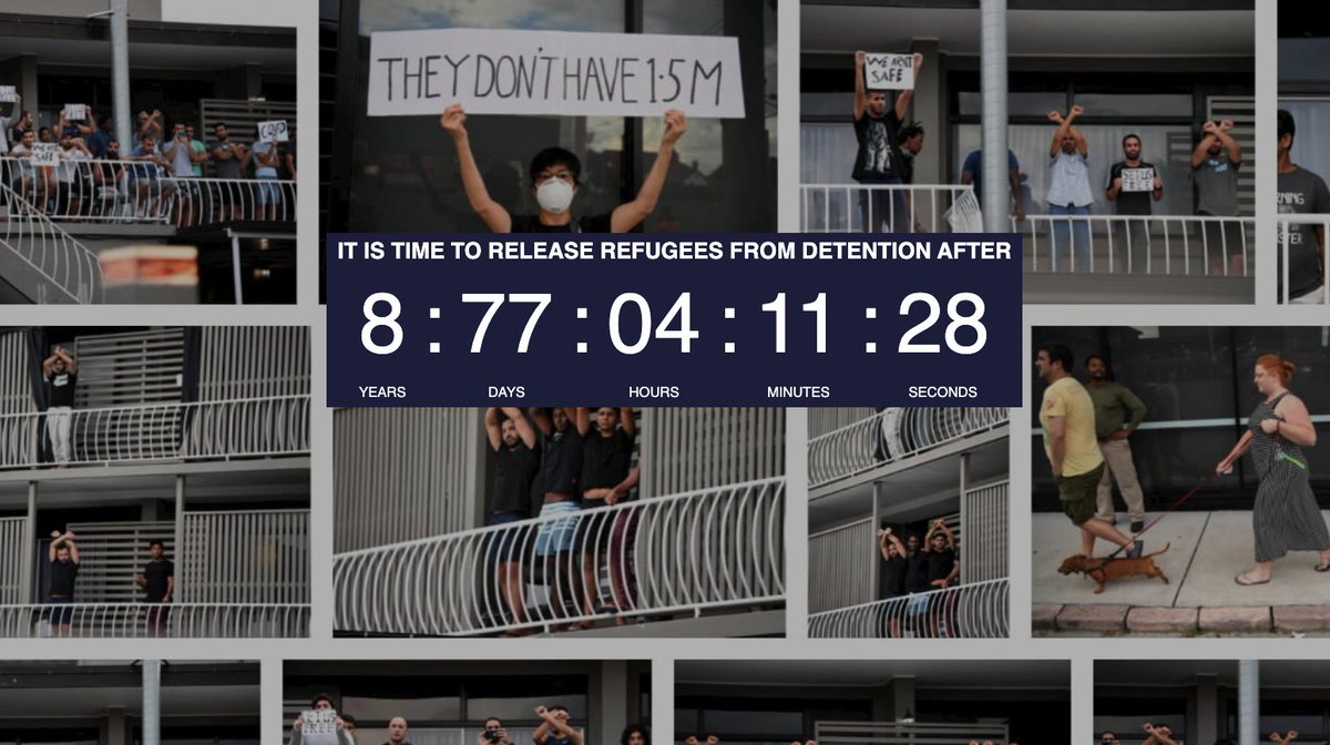 The clock on how long some people have spent in detention keeps ticking ...