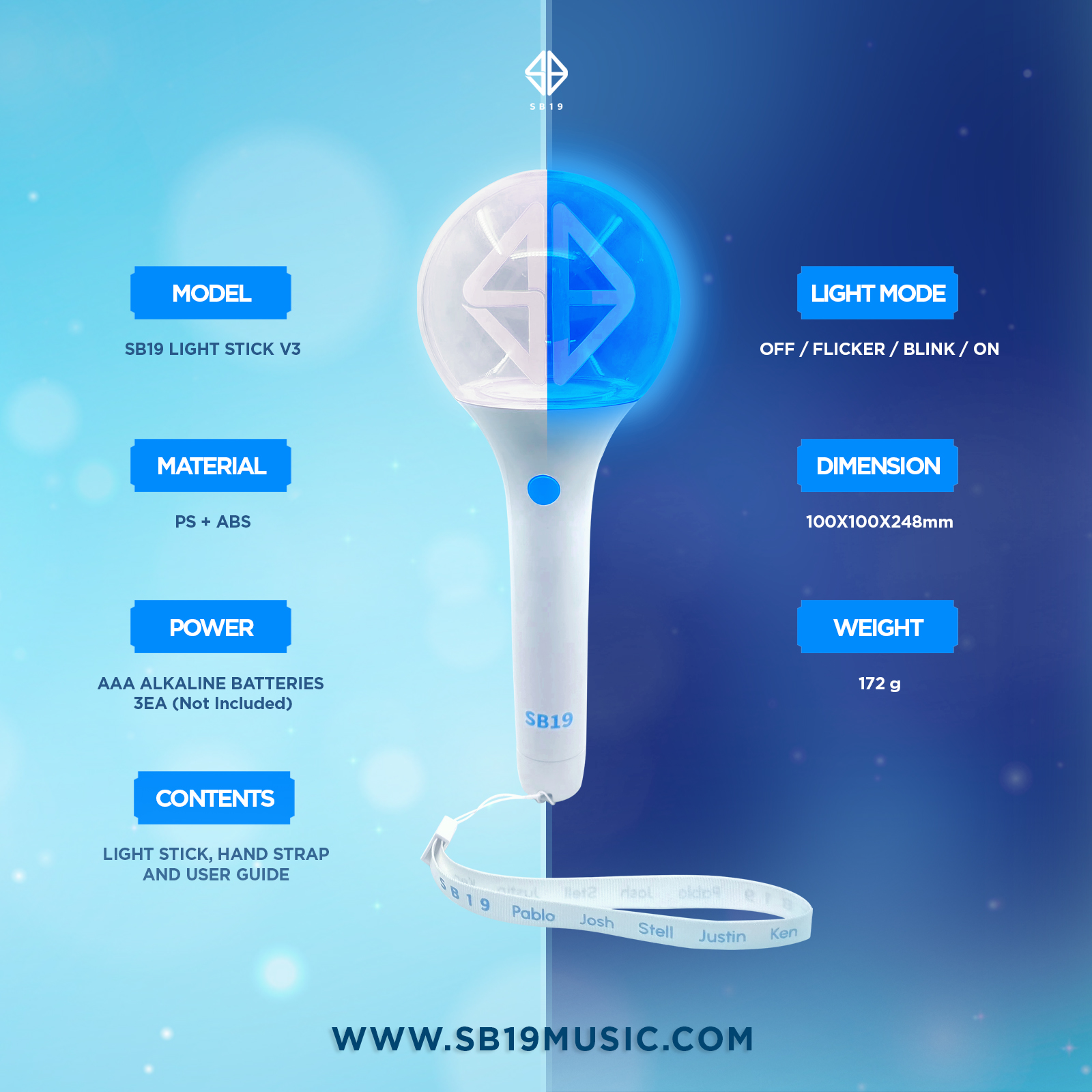 Sb19 lightstick store