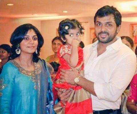 Actor Karthi With His Wife