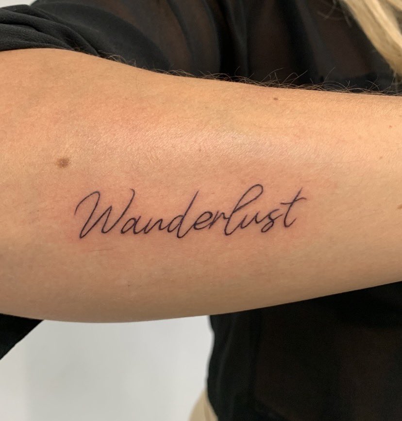 Unbreakable Script Tattoo