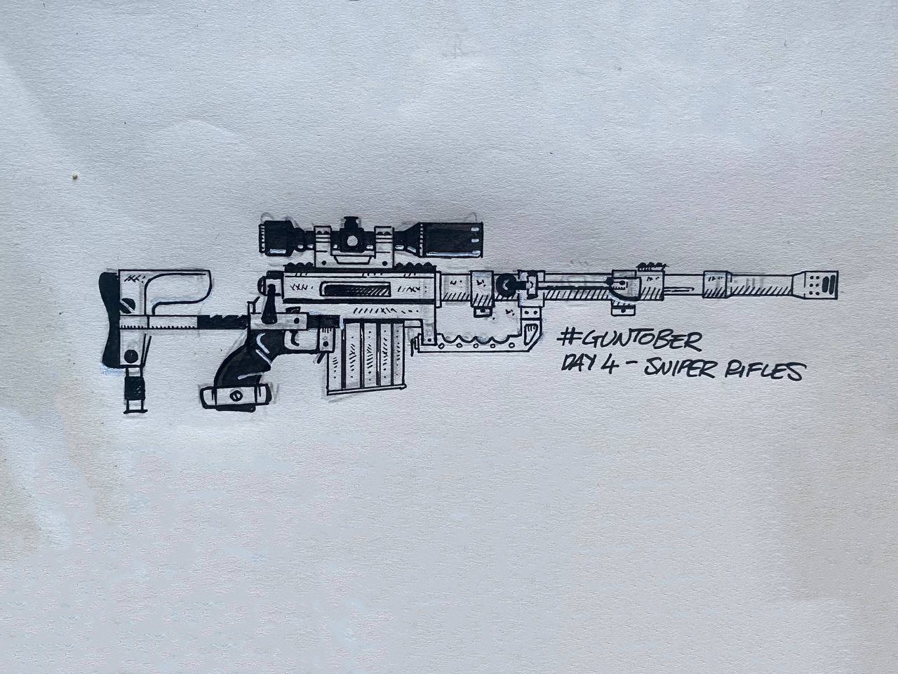 Intervention Sniper Rifle