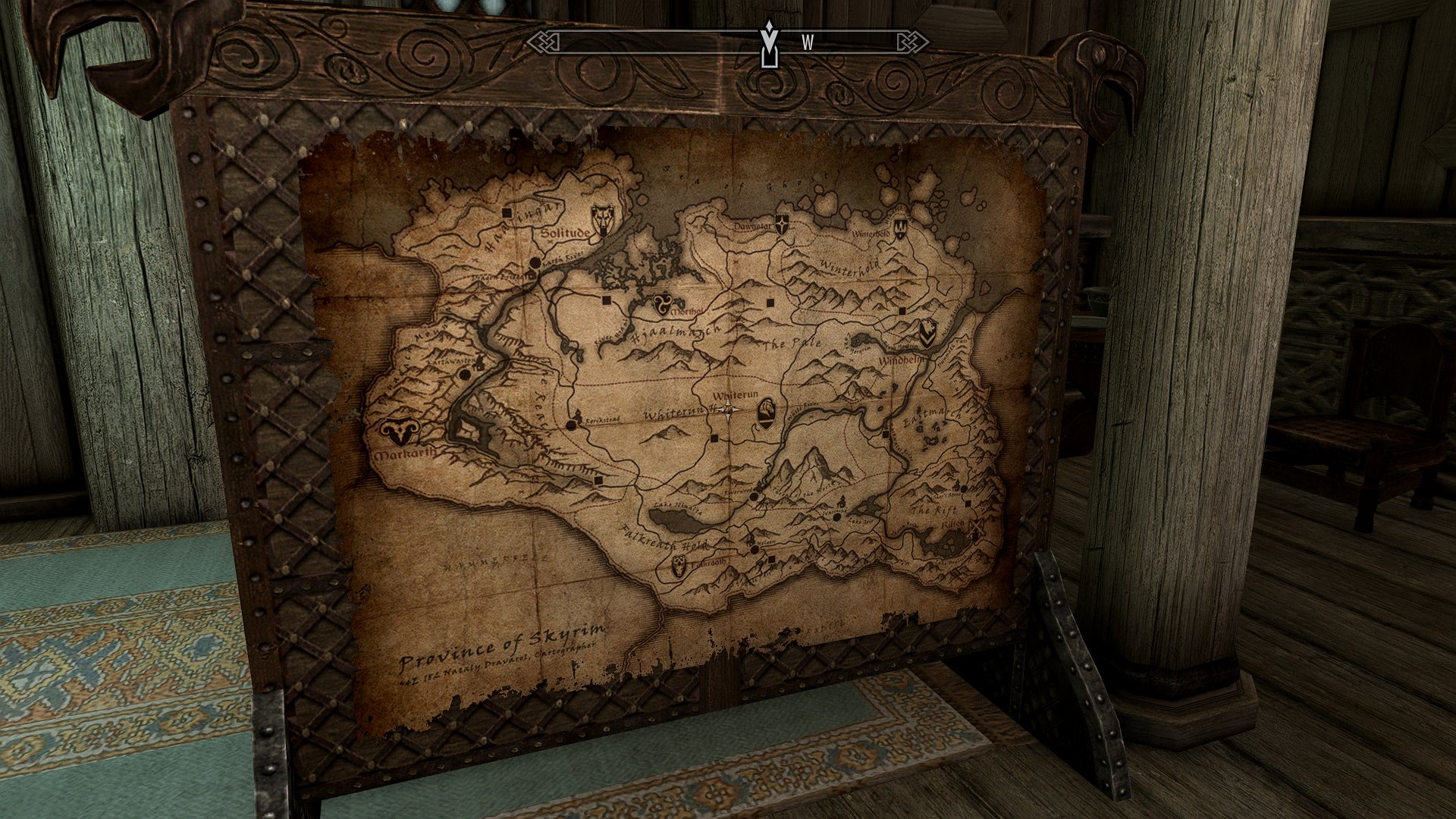 Skyrim Map Wallpapers