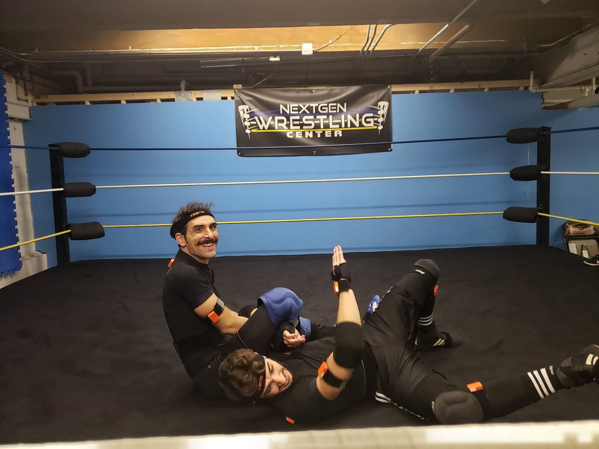 Luigi Primo and Zack Ruby doing mocap at Next Gen Pro Wrestling Center ...