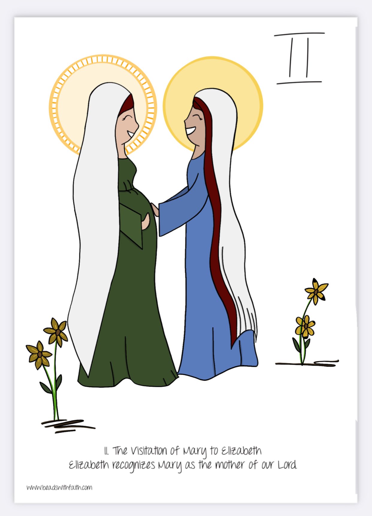 Visitation Of Mary Clipart