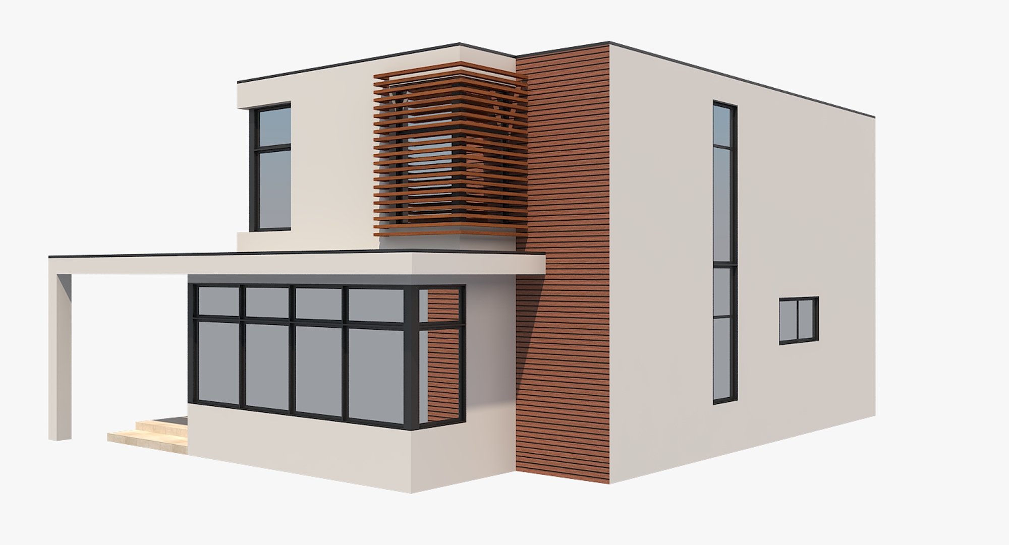 Villa Design 3d Max House Plan And Interior Design 3d Free 3D Model