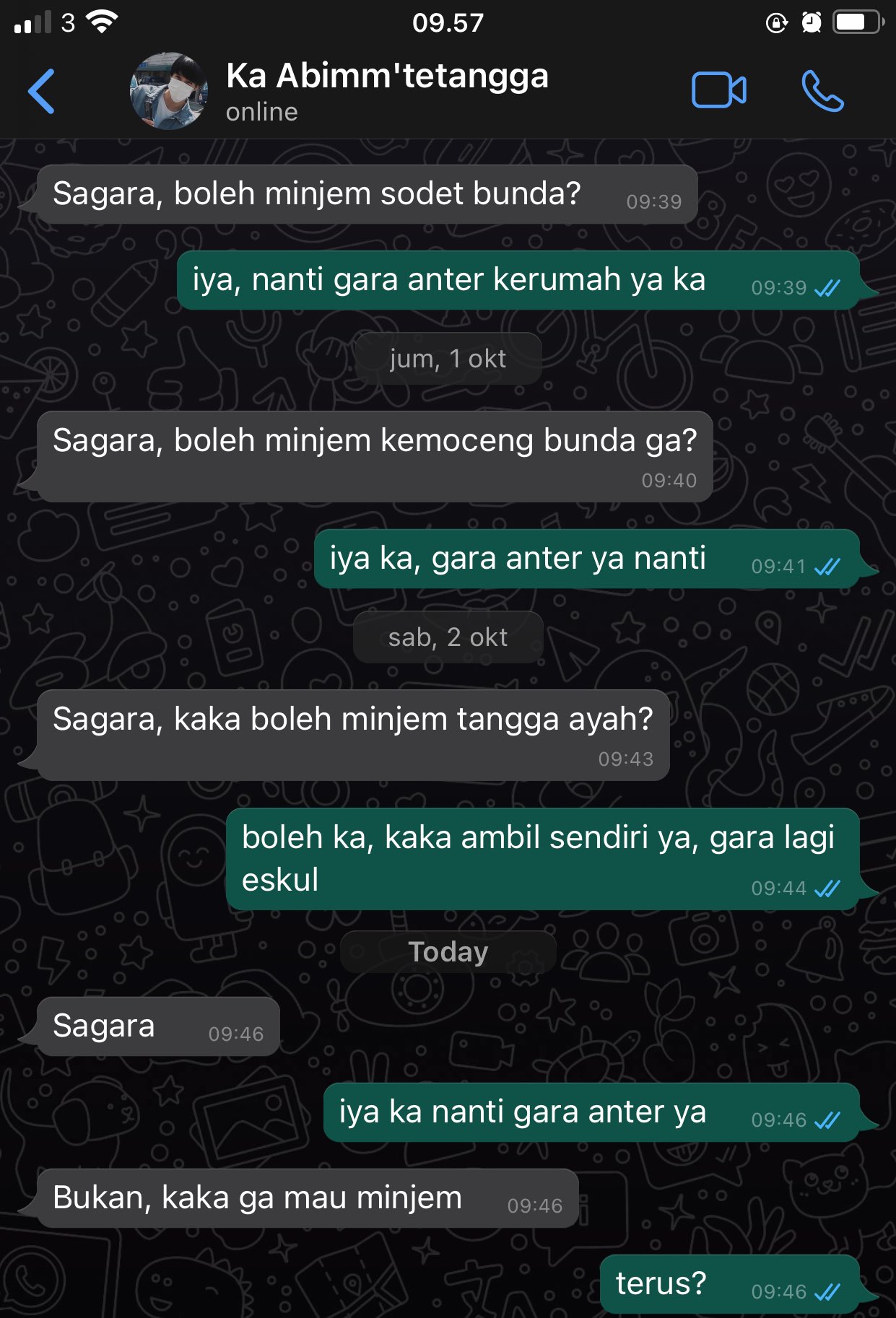 cann on Twitter: "Nosung lokal au onetwt! Nosung/sungno au 'Sagara kaka boleh minjem?' 'Sagara ...