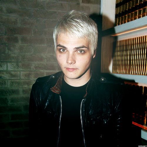 Gerard Way Blonde Hair