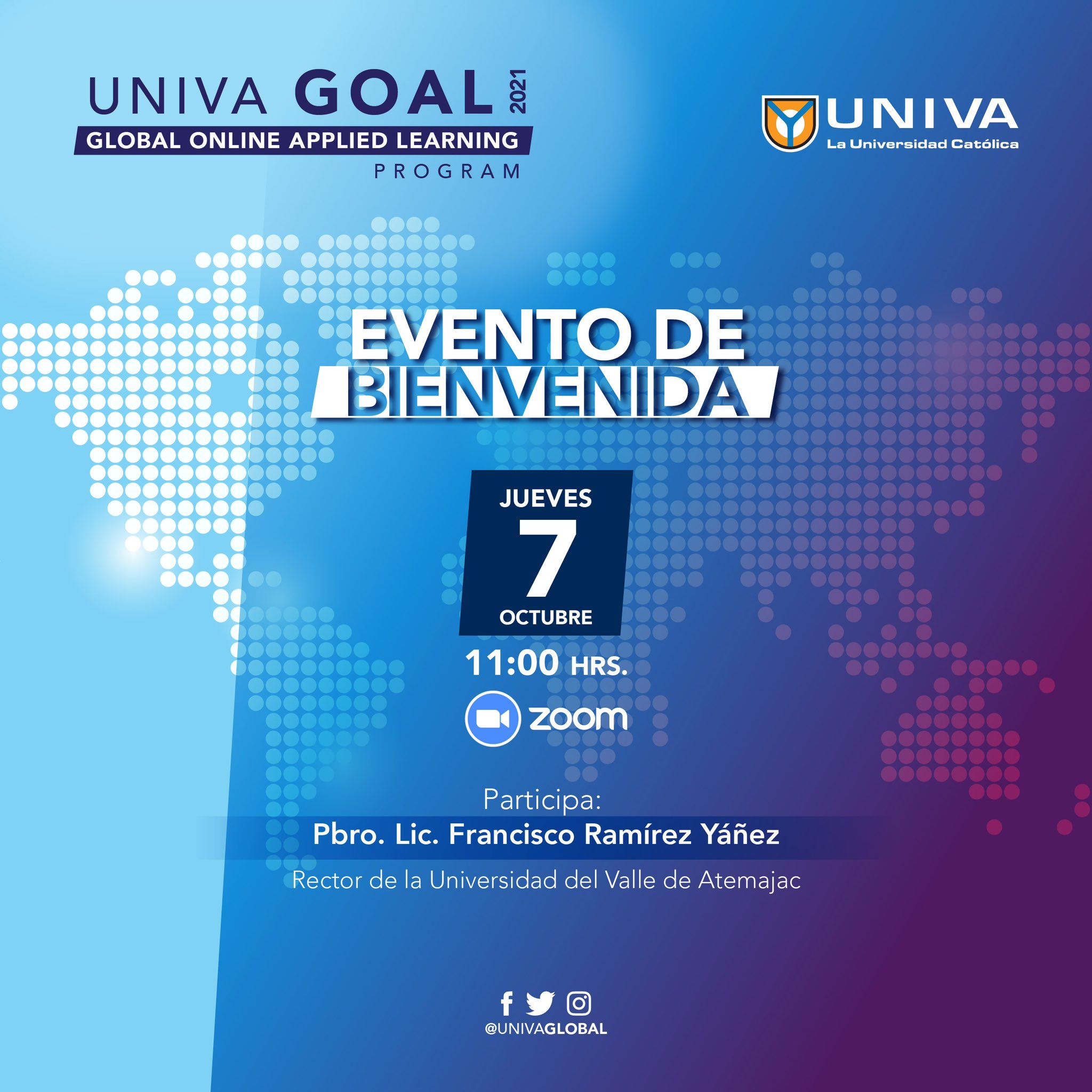 UNIVA Global on Twitter: "Acompáñanos este 7 de octubre en el evento de bienvenida del Programa ...
