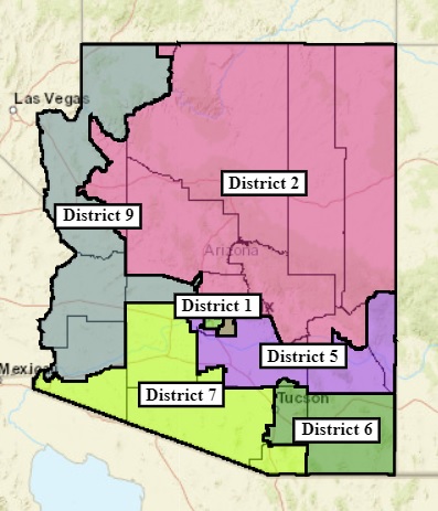 Arizona 9th Congressional District Map