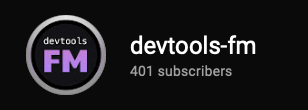 devtools.fm on Twitter: "Our YouTube account just hit 400 subscribers 🎉 If you're reading this ...