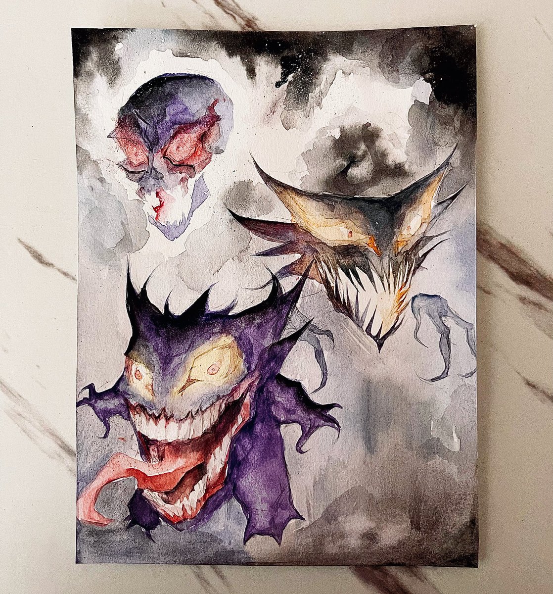 「Horrifying purple lads 」|art.b0i @ Post-Katsuのイラスト