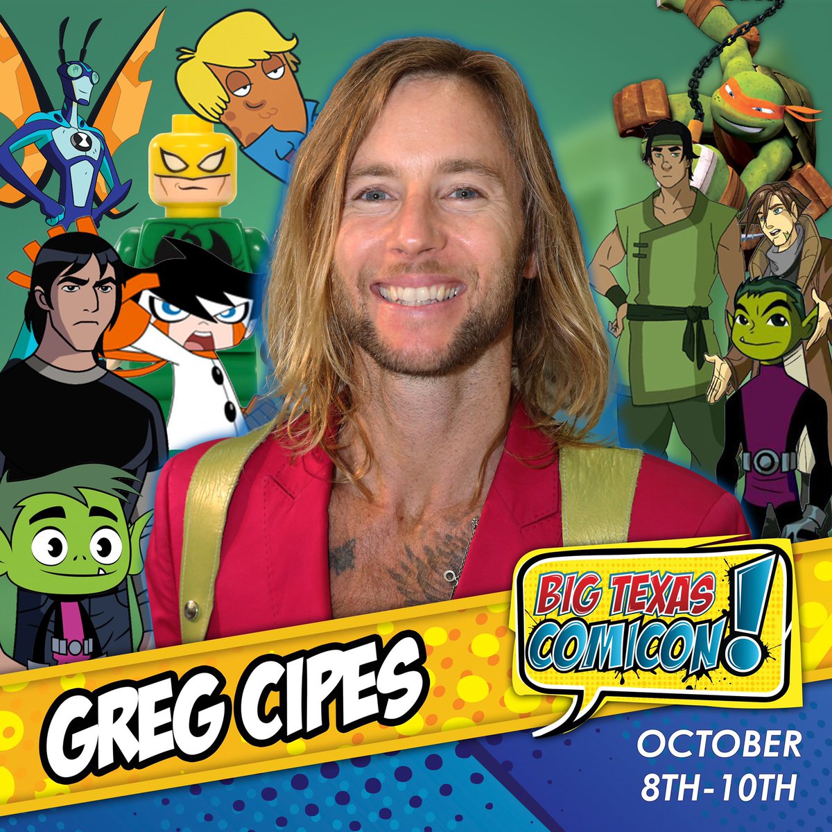 Greg Cipes 2022