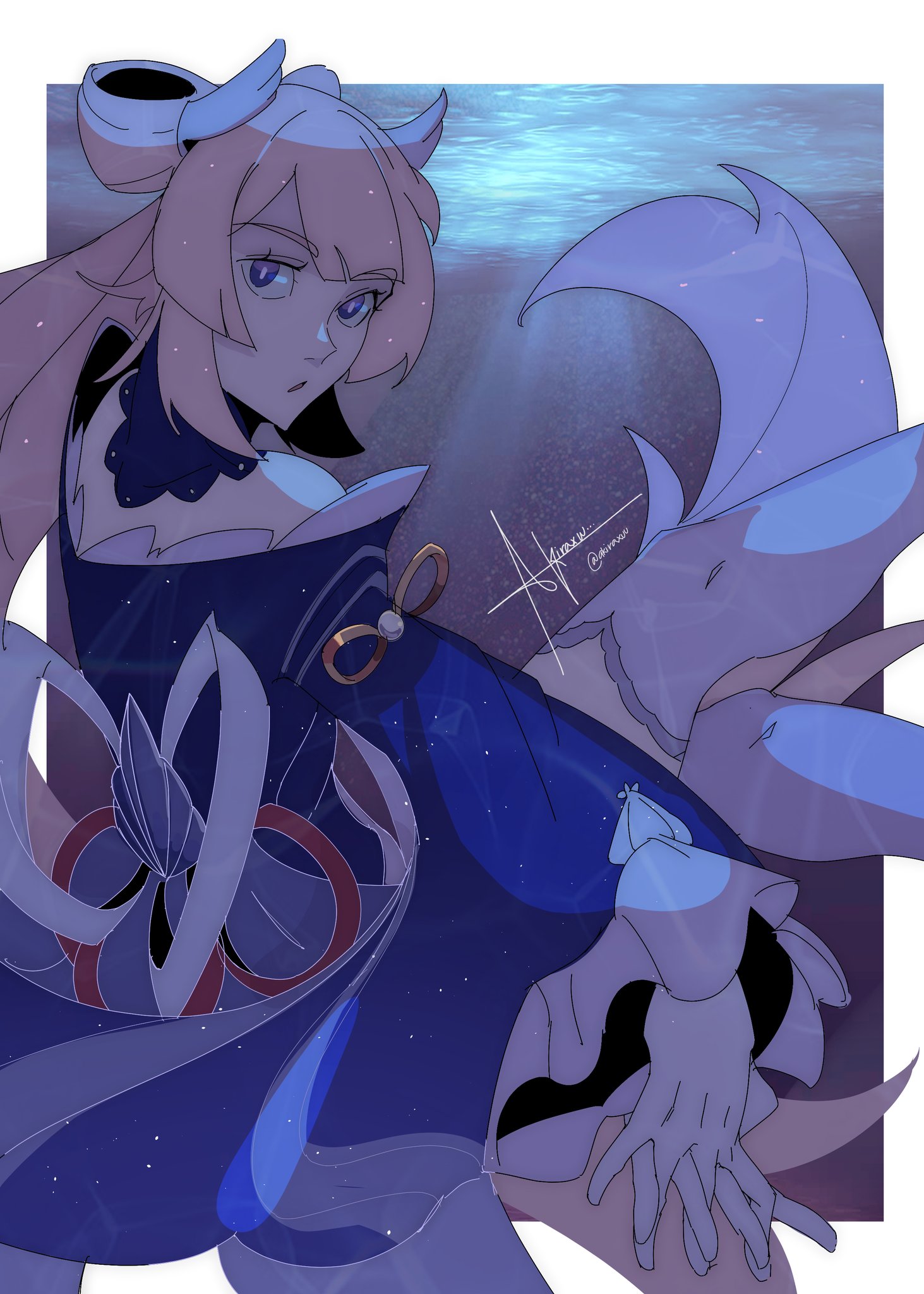 Aki's comms open: 3/6 on Twitter: "Kokomi, please come home🤧 ️ #GenshinImpact # ...