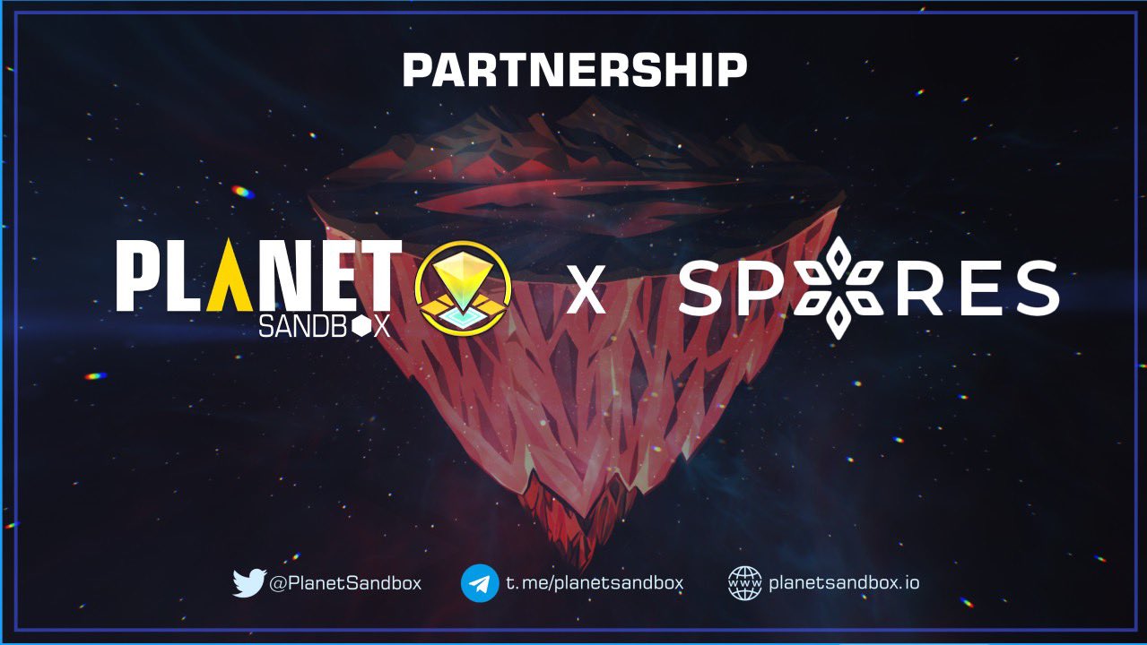 PlanetSandbox Metaverse on Twitter: "#PlanetSandbox #Announce #Backers 📍 @PlanetSandbox @Spores ...