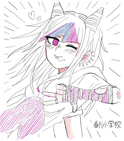 「ダンガンロンパの絵チャ、やろうぜ https://t.co/GuFWV92rZ3 #MagicalDraw 」春川ESの漫画