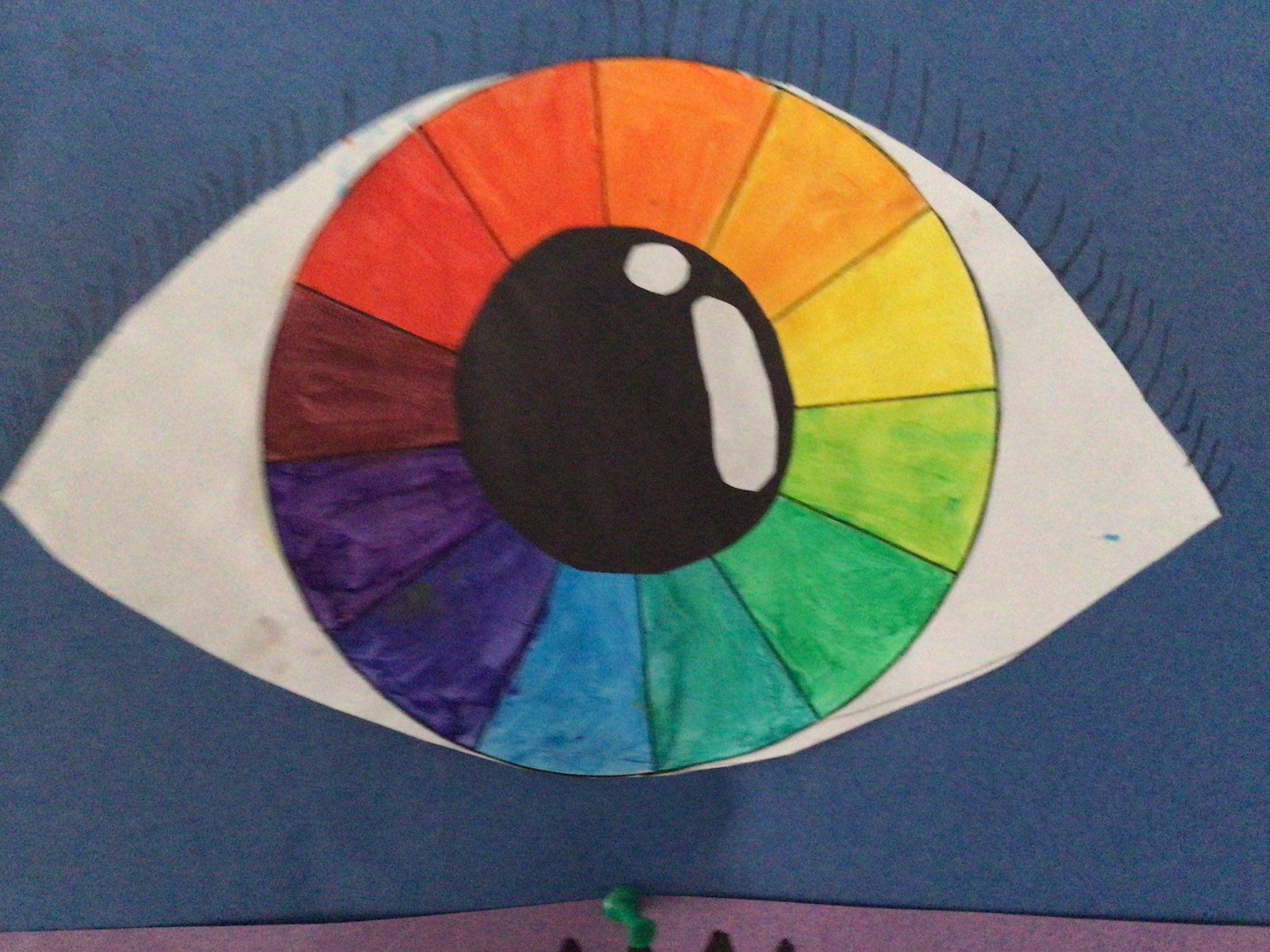 Creative Color Wheels Eye