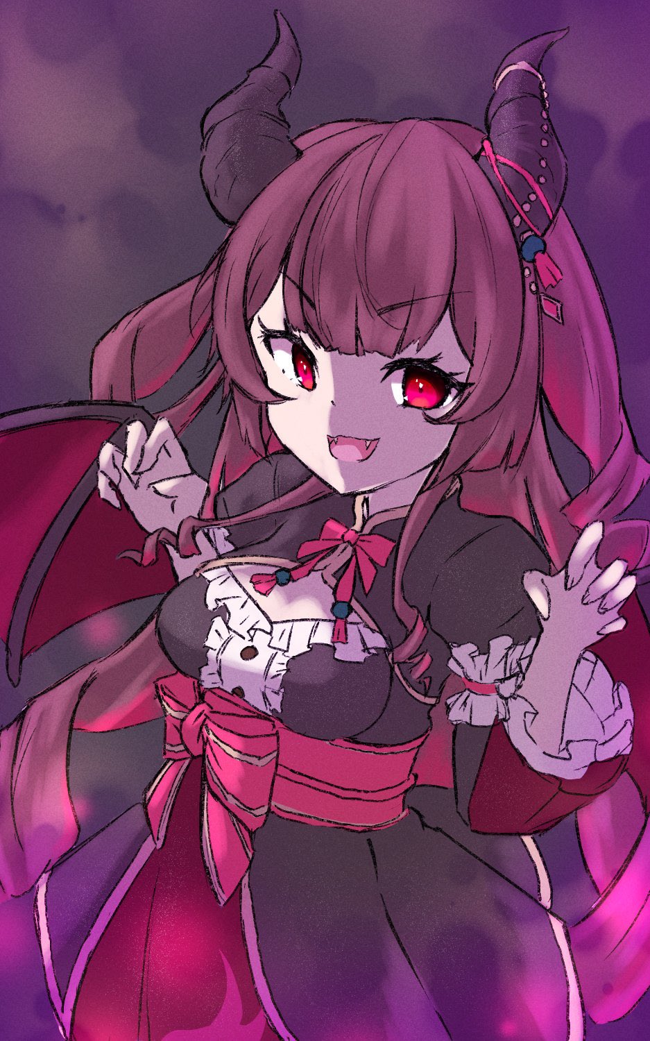 閻魔めろ😈🍼 On Twitter Iriamメンテ中のフォロー祭 閻魔大王の愛娘のばぶちゃん小悪魔です😈🍼🍼🍼🍼 なかよくしてーーーね！！！！ 12枚目 赤城くらげママakagi 