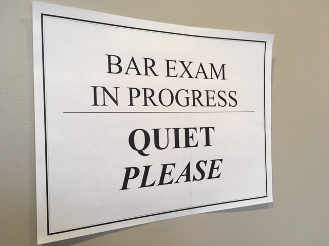 Quiet Please Exam In Progress Sign