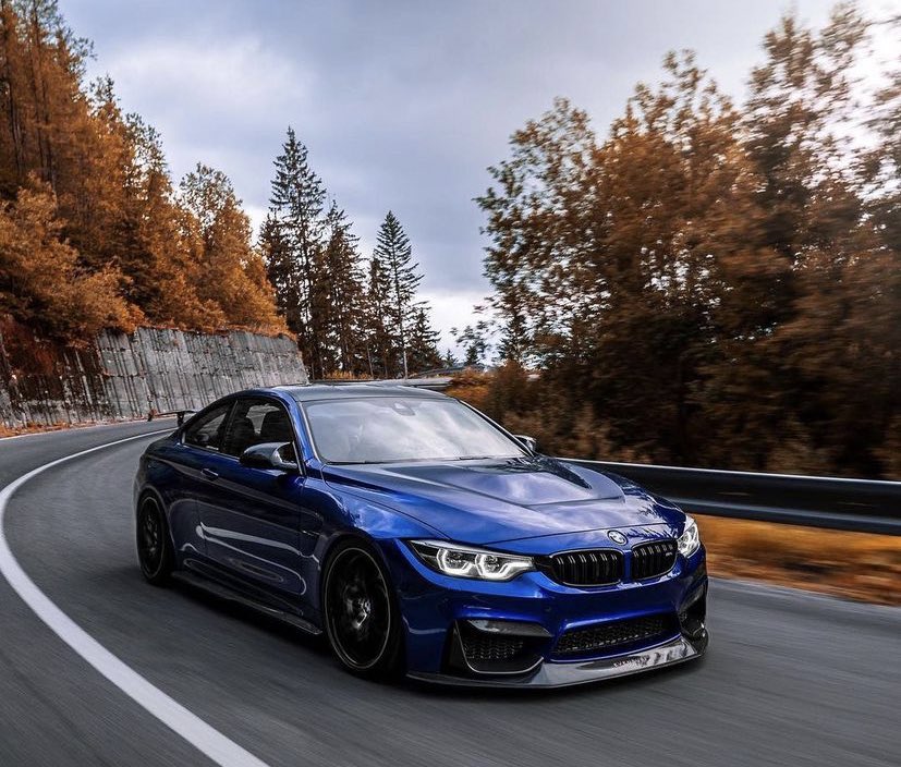 Bmw M4 Blue Wallpaper
