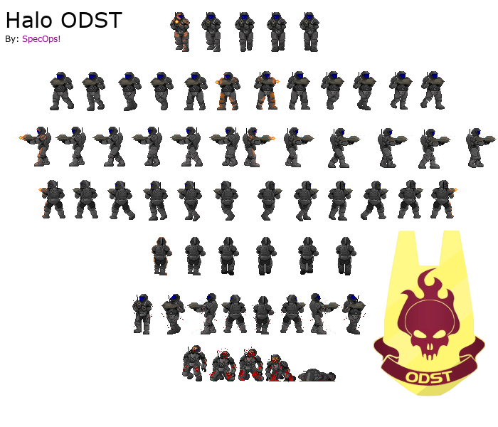 Sprite Sheet Halo