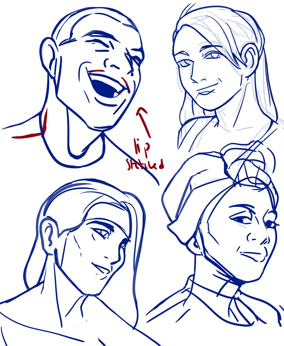 「Looking at old studies at some point i forgot how to draw fa」njikeの漫画