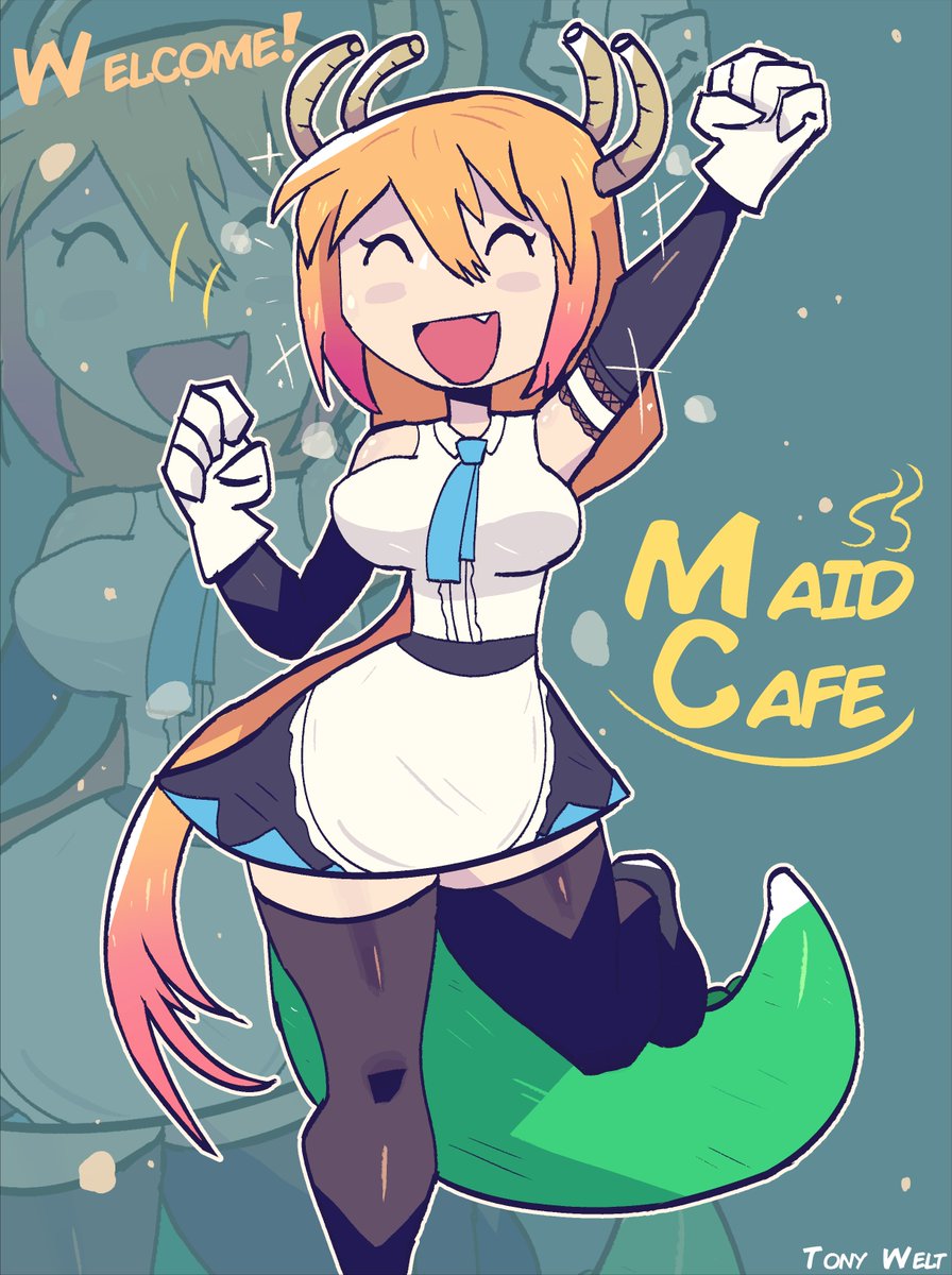 「☕️💚 #KobayashisanChinoMaidDragonS 」| Tony_Welt のイラスト