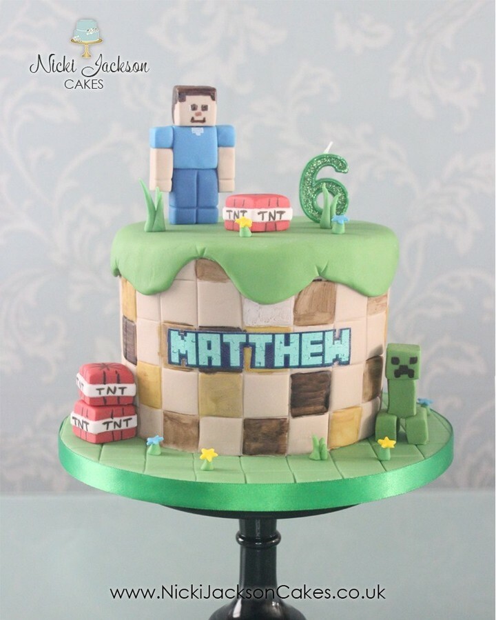 Minecraft Steve Birthday Cake