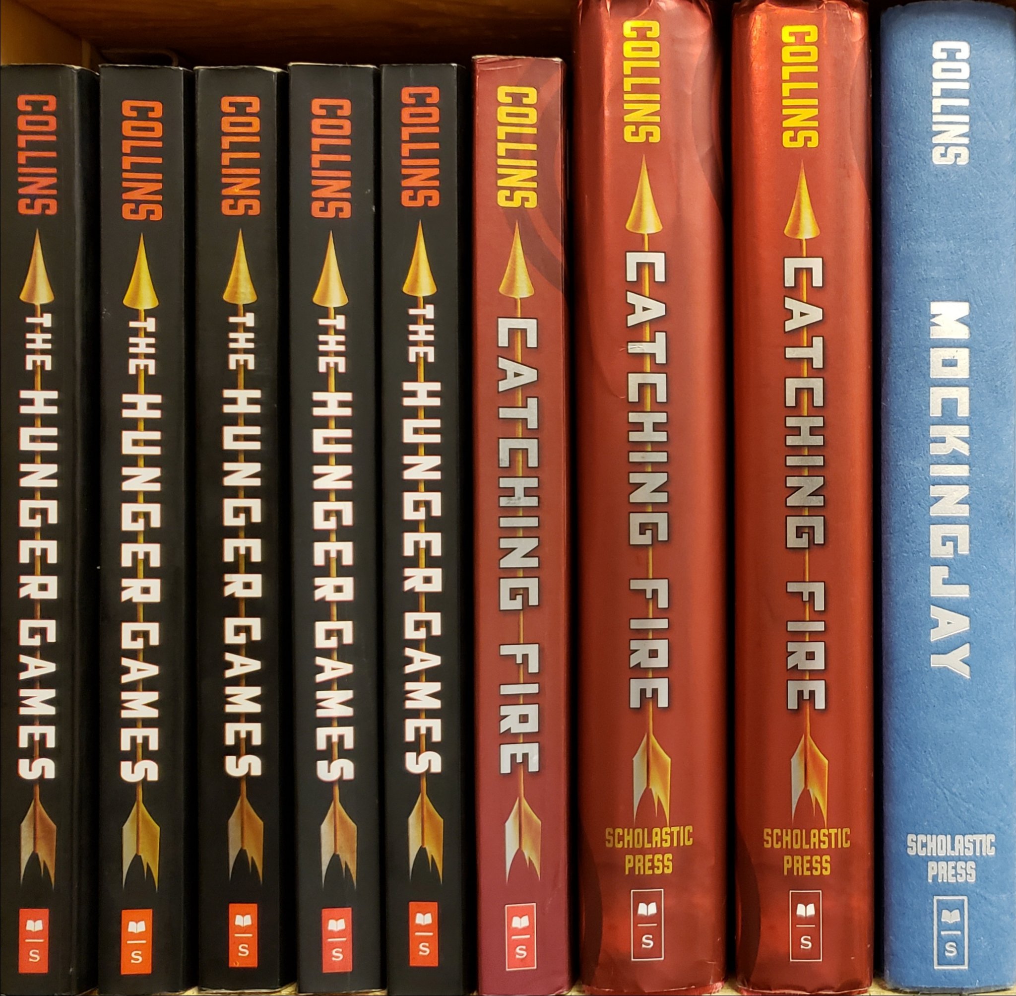 Catching Fire Book Spine