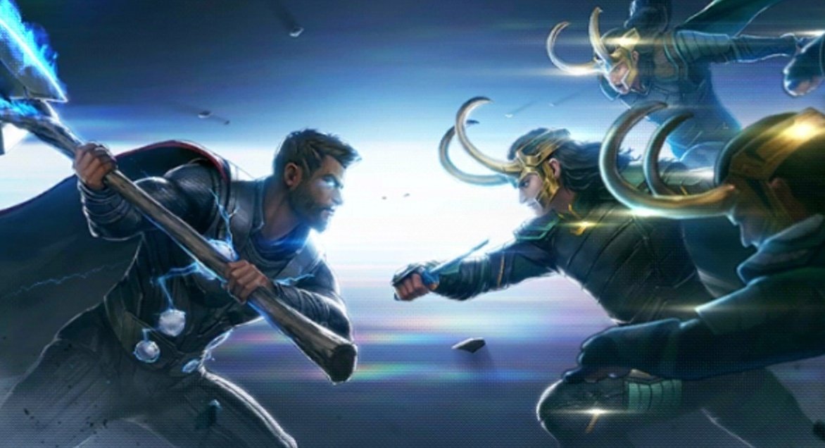 Thor And Loki Fighting