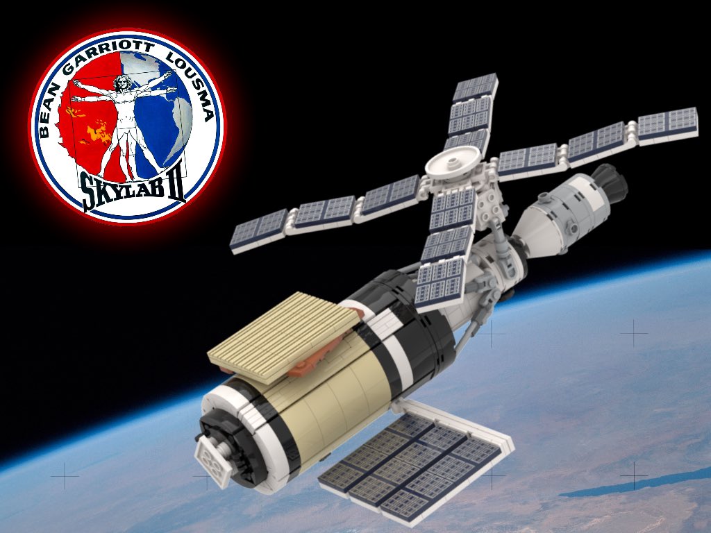 Skylab Space Station 3d Model