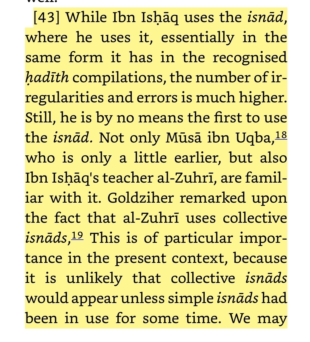 Sigh, one of the most influential scholars of hadith in the western ...