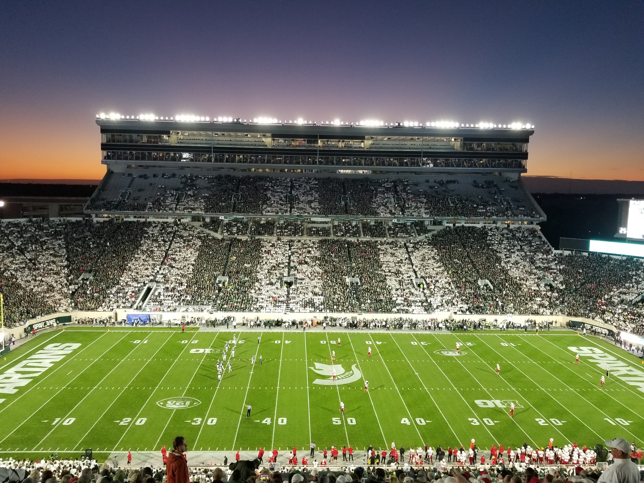 Texas Tech Football Stadium Sunset